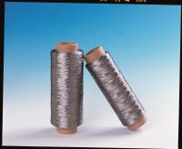 China Anti Static Metal Fiber Twist Thread 0.43g/m 4um Sintered with ROHS Certification for Signal Transmission for sale