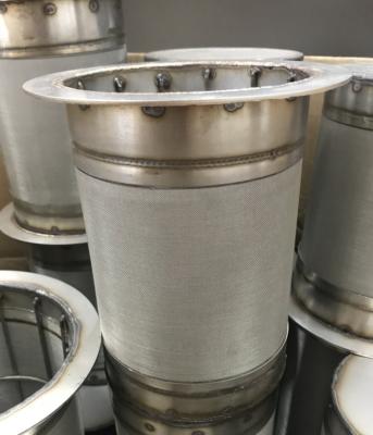 China 80mm Diameter Corrosion Proof Metal Filter Cartridge for Water Treatment - 1000°C Temperature Resistance for sale