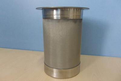 China SGS 5 Micron Sintered Metal Filter Cartridge - 60-200mm Diameter, 1000°C Temperature Resistance for sale