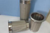 China 90 Micron Sintered Metal Filter Cartridge - 316L Stainless Steel, 1000°C Temperature Resistance, 60-200mm Diameter for sale