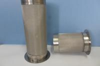 China 1 Micron Sintered Metal Filter with 1000°C Temperature Resistance and 60-200mm Diameter Range for sale