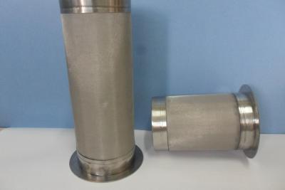 China 1 Micron Sintered Metal Filter with 1000°C Temperature Resistance and 60-200mm Diameter Range for sale