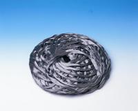 China Silver 22um Stainless Steel Conductive Fiber Sliver 110mm Length 2-12g/m for sale