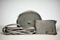 China 0.9mm Thickness 1000g/m2 Stainless Steel Metal Fiber Fabric Corrosion Resistant Knitted Woven for sale