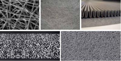 China 0.42mm Thickness Sintered Stainless Steel Fiber Felt Filter Media High Pressure for sale