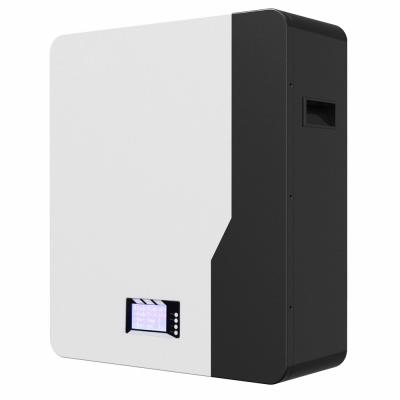 China 51.2V 100Ah Vertical Wall Hanging LiFePO4 RS485/CAN Phosphate Lithium Iron Cell  Solar Storage Batteries for Home for sale