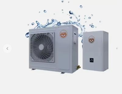 China Silent 8kw & 10kw Inverter Air Source Heat Pump Electric Split System Water Heater Import from China Low Noise Fast Shipping for sale
