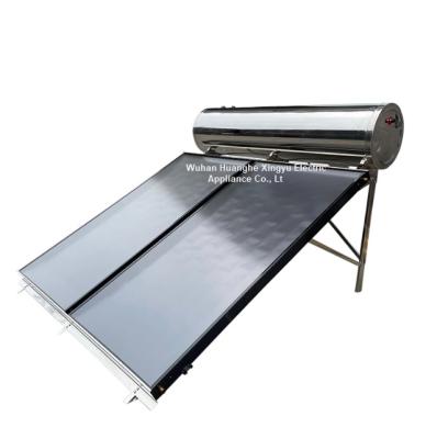 China Enamel Heat Storage Water Tank Integrated Flat Plate Pressurized 100L-300L All-in-One Flat Plate Solar Water Heater for sale