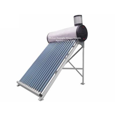 China High Quality 100-300 Liter Unpressurized Solar Hot Water Heater Electric Powered None Pressure for Household Use for sale