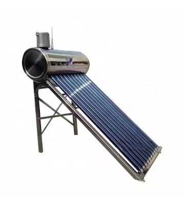 China 100 Liter Non-Pressurized Evacuated Tube Solar Water Heater Vacuum Solar Collector for sale