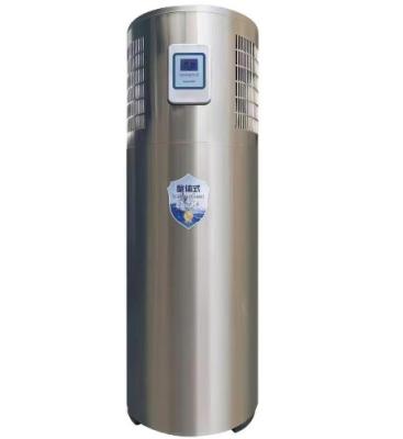 China All-in-One Residential Stainless Steel Domestic Heater Tankless Storage Hot Water Heat Pump Outdoor Water Air Heating Pump Combo for sale