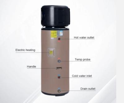 China All-in-One Stainless Steel Sheet Air Source Heat Pump 300 L Electric for Hotels Households and Outdoor Applications for sale
