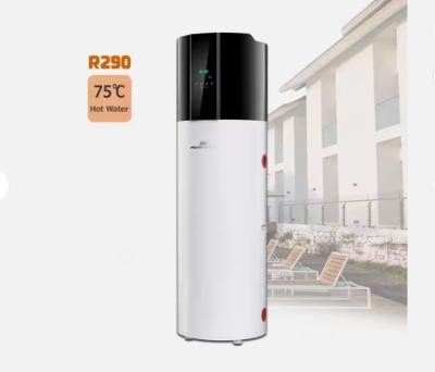 China New Design air to Water Heat Pump R290 All in One Heat Pump for House Sanitary Hot Water for sale