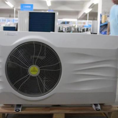 China 8 kw R 32 R 410a Electric Stainless Steel Housing Air Source Heat Pump for Household Outdoor Hotel Applications for sale