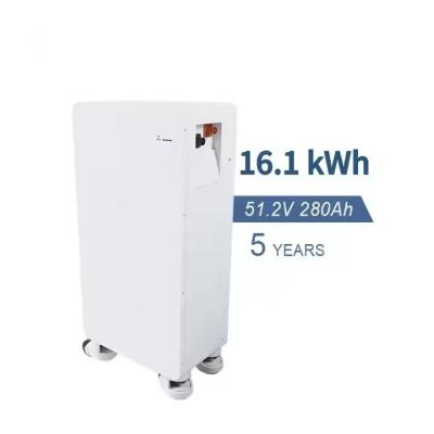 China High Quality 51.2V 16Kwh Inverter Phosphate Lithium Battery 11000+ Cycles Floor Install with Wheel Handle CAN Communication Port for sale