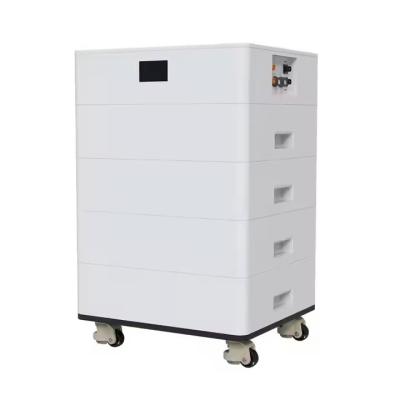 China 48V 100Ah High Voltage Stackable LiFePO4 Battery System 10KWH-40KWH Solar Home Energy Storage Lithium Ion Batteries for sale