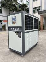 China PLC Control System Water Chiller Machine Offering High Low Pressure Overload Anti freezing Phase Sequence Protection and Refrigerant R22 R407C R134A R410A for sale