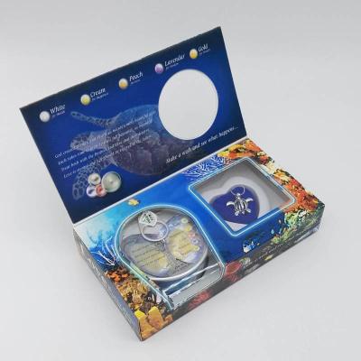 China DIY Creativity Genuine Pearl in Oyster Love Pearl Necklace Kit with Turtle Shape Cage Pendant for sale