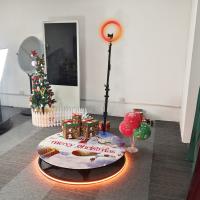 China Customized 360 Spinning Photo Booth With Rotating Stand for sale