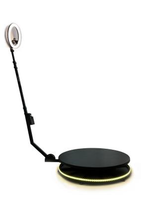 China Wedding Parties Automatic 360 Photo Booth With Rotating Stand for sale