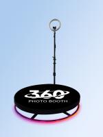 China Remote Control Automatic 360 Photo Booth With Ring Light And Selfie Holders for sale