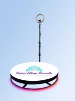 China Automatic 360 Video Photo Booth 100 CM For Wedding Live Streaming Party for sale