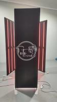 China Aluminum Tension Fabric 360 Photo Booth Backdrop For Wedding for sale
