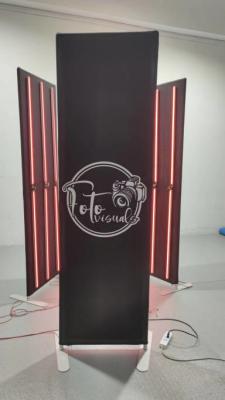 China Aluminum Tension Fabric 360 Photo Booth Backdrop For Wedding for sale