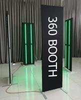 China 360 Video Photo Booth Enclosure Backdrop With Customized Logo Service for sale