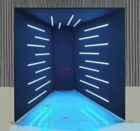 China Vogue Led Lights 360 Photo Booth Backdrop With Tension Fabric for sale