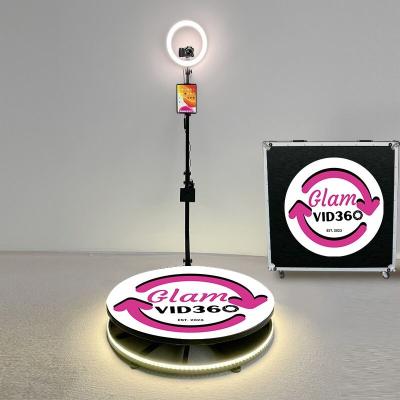 China Portable Spin Camera Video 360 Photo Booth Machine Slow Motion With Rotating Stand for sale