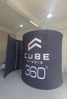China Party Wedding Events 360 Photo Booth Backdrop With Colorful Light for sale