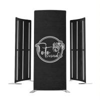 China Aluminum Tension Fabric Exhibition 360 Photo Booth Enclosure Backdrop Portable Modern for sale