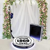China 68cm 80cm 100cm 115cm 360 Video Photo Booth With Flight Case for sale