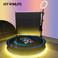 China Ring light 68cm Diameter Manual 360 Photo Booth With Free Logo for sale