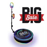 China Portable Slow Motion 360 Video Photo Booth Selfie Spin Platform for sale