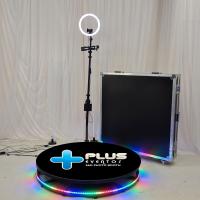 China Shooting Pics And Videos Metal 360 Selfie Booth With Many Devices Holder for sale