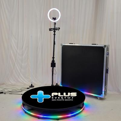 China Shooting Pics And Videos Metal 360 Selfie Booth With Many Devices Holder for sale
