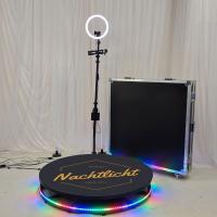China Full Black Metal 360 Selfie Booth Plug or battery Power supply for sale