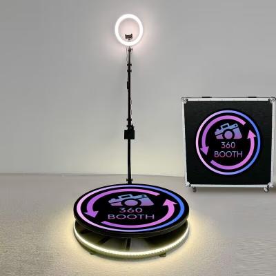 China RGB LED light Portable Selfie booth Machine With 360 Spinner Degree for sale