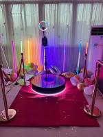 China Automatic 360 Video Photo Booth Diamater 68cm 80cm 100cm 115cm for sale