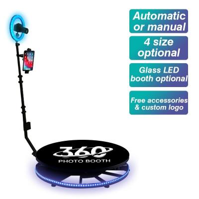 China Dia 80cm Automatic 360 Photo Booth Slow Motion Degree Rotating for sale