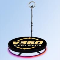 China Automatic 360 Selfie Photo Booth Custom Logo Stand For Wedding for sale