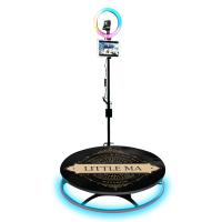 China Rotating 360 Selfie Photo Booth Stable Platform Magic Slow Motion RGB Light for sale