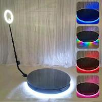 China Thick Metal Automatic 360 Degree Slow Motion Photo Booth Round Shape for sale