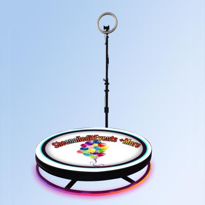 China 360 Degree Wireless Photo Booth Automatic Rotating Camera Booth For Advertising for sale