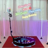 China 360 Degree Selfie Camera Photo Booth Stand Automatic With LED Light for sale