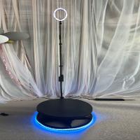 China 360 Degree Selfie Camera Photo Booth Stand Automatic With LED Light for sale