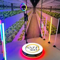 China Party 360 Iron Portable Wedding Photo Booth Automatic US Plug for sale
