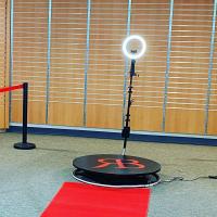 China Slow Motion 360 Spinning Ring Light Photo Booth Portable Automatic for sale